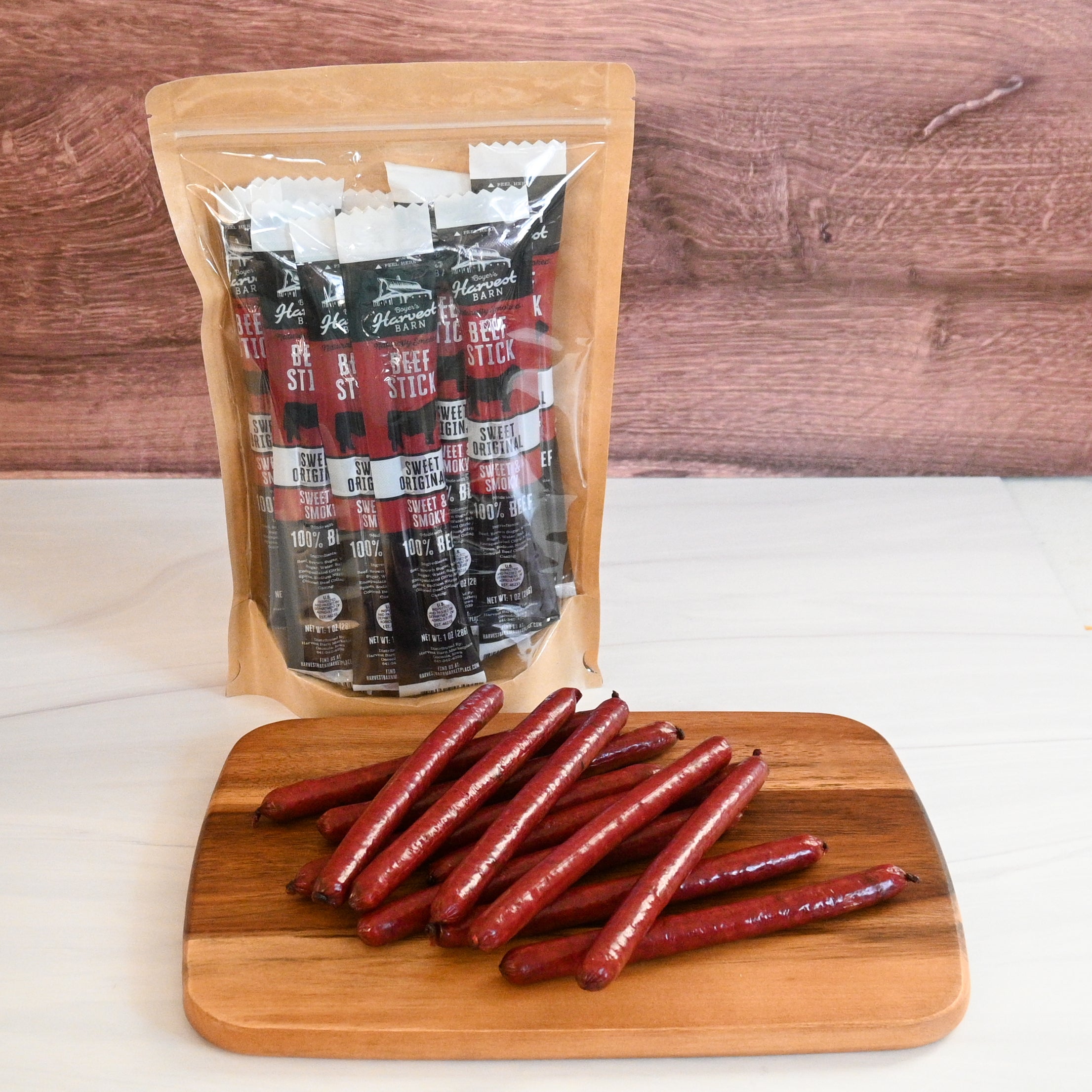 Sweet Original Beef Sticks 15 Ct – The Harvest Barn